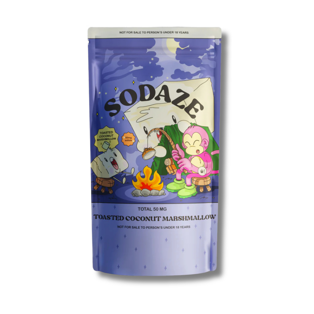 Sodaze Toasted Coconut Marshmallow - 50mg 🆕 – Hey Bud SA