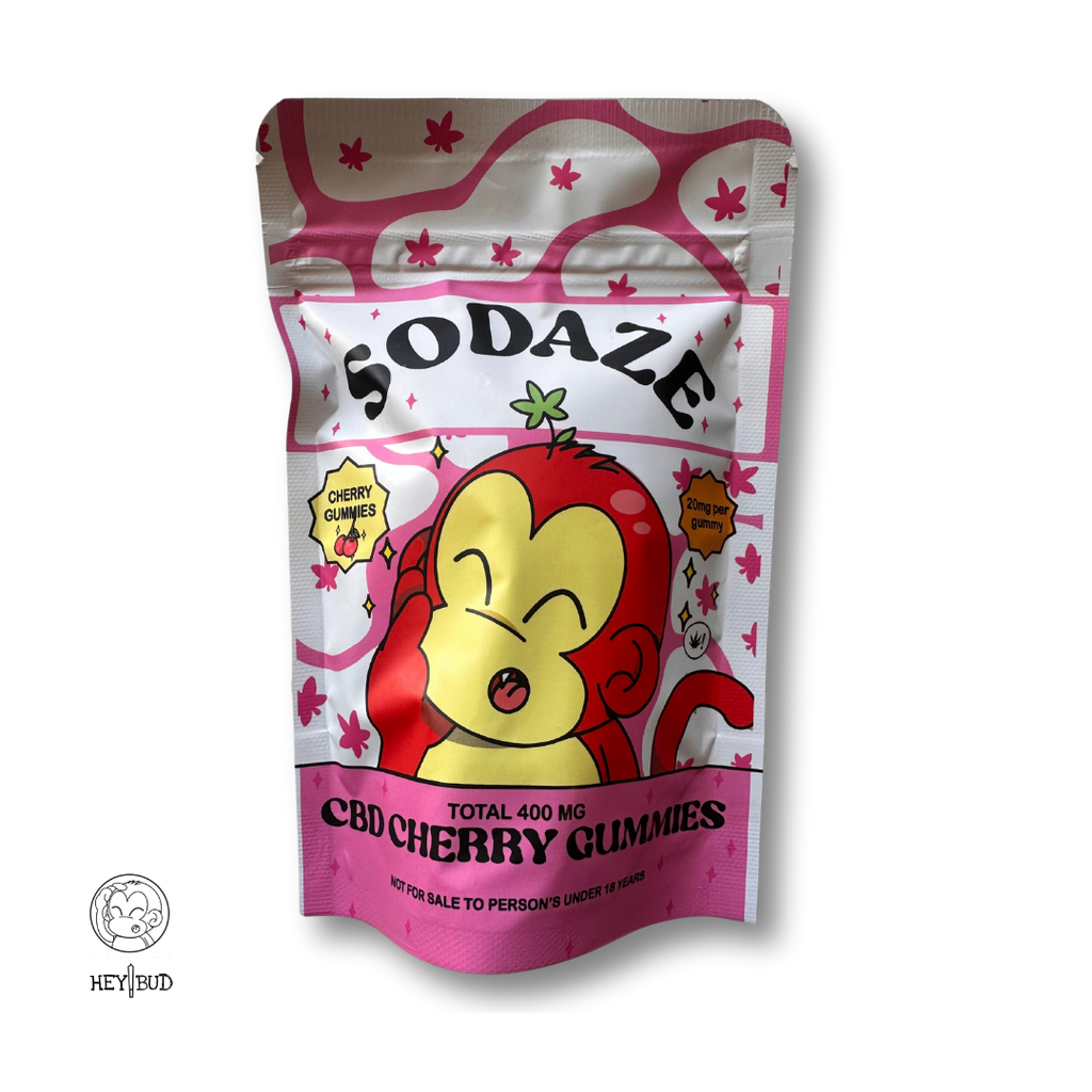 Sodaze CBD Cherry Gummies- 400mg – Hey Bud SA